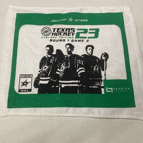 NHL | Other | Dallas Stars Nhl 223 Playoffs Round Game 2 Rally Towel | Poshmark